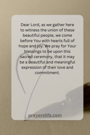 17 Amazing Wedding Prayers For Ceremony