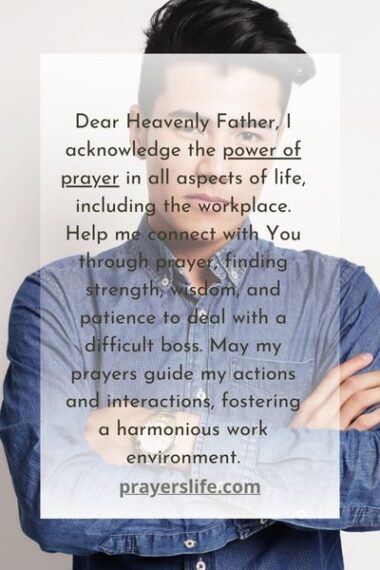 28 Powerful Prayers For Difficult Bosses