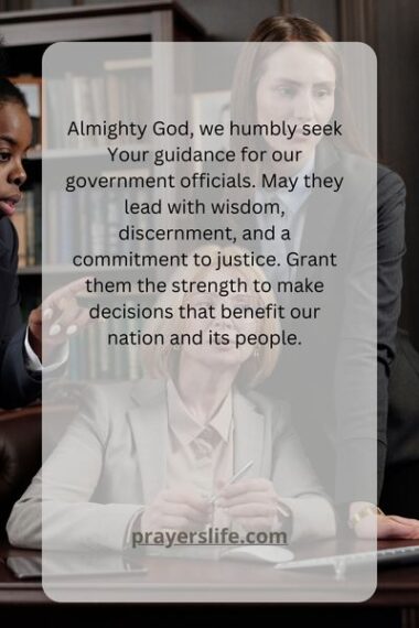 16 Best Prayer For Government Officials And Employees