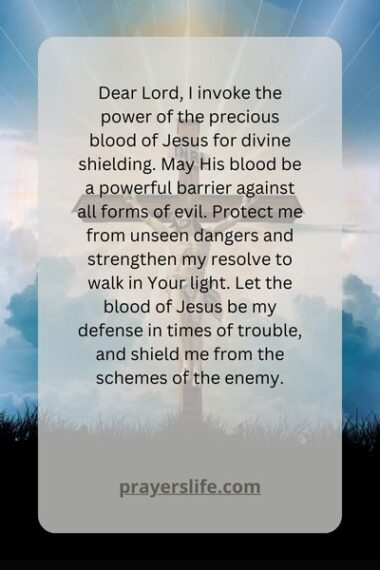 23 Powerful Blood Of Jesus Prayer For Protection