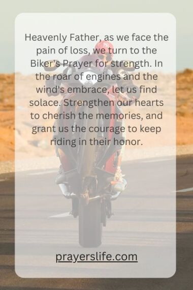 15 Effective Bikers Prayers For Fallen Biker