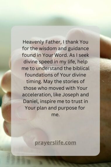 15 Prayer Points On Divine Speed With Bible Verses