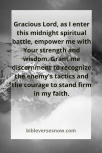 20 Powerful Midnight Warfare Prayers