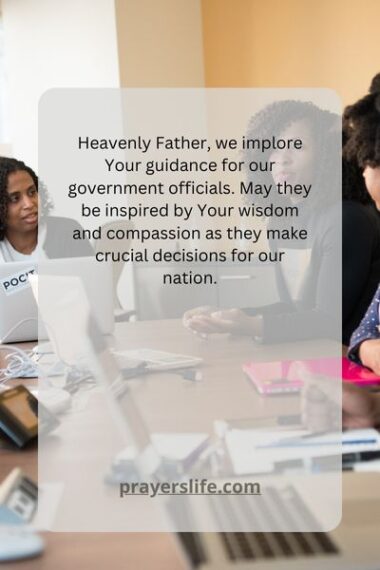 16 Best Prayer For Government Officials And Employees