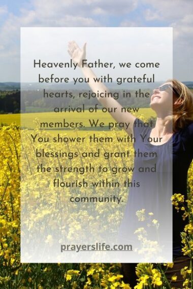 Prayers For Welcoming New Members: Powerful And Helpful