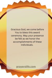 23 Best Short Opening Prayer For Awarding Ceremony