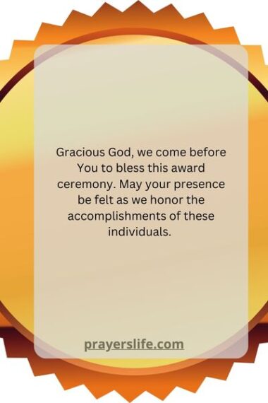 23 Best Short Opening Prayer For Awarding Ceremony