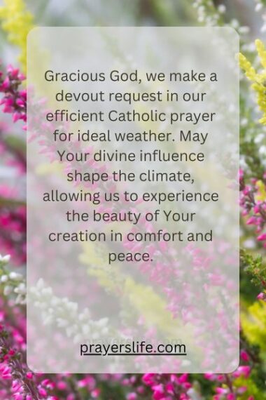 20 Powerful Catholic Prayer For Good Weather