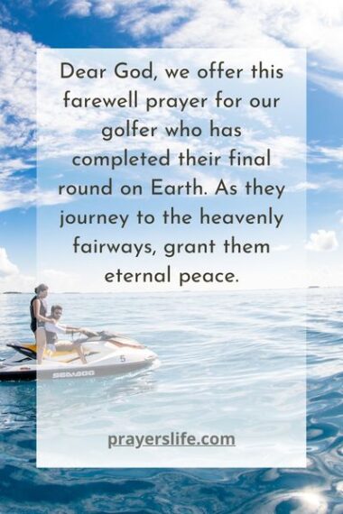 20 Effective Golfer's Prayer For Funeral