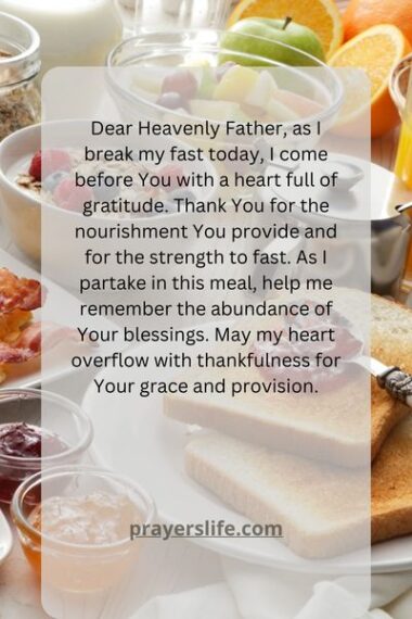 22 Powerful Prayers When Breaking Fast