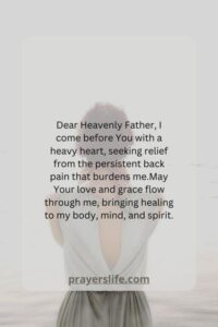 23 Best Prayer For Healing Of Back Pain