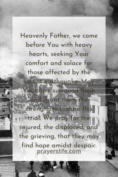 16 Helpful Prayers For Those Affected By Earthquake