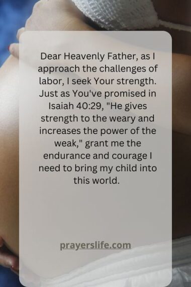 18 Powerful Prayers For A Woman In Labor