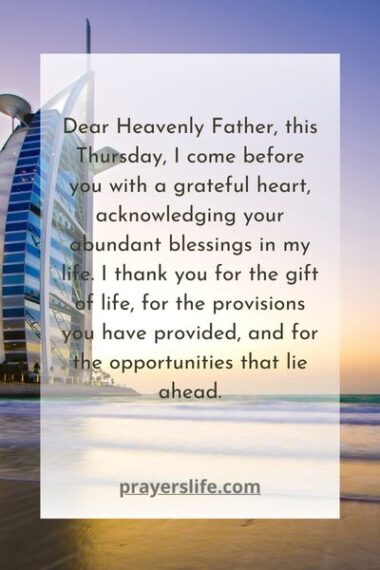 18 Effective Thursday Blessings And Prayers