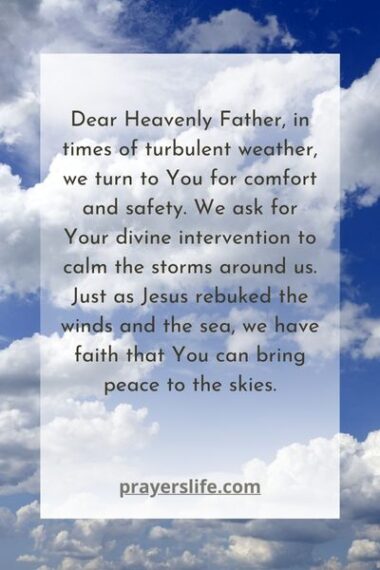 21 Effective Prayers For Bad Weather To Go Away
