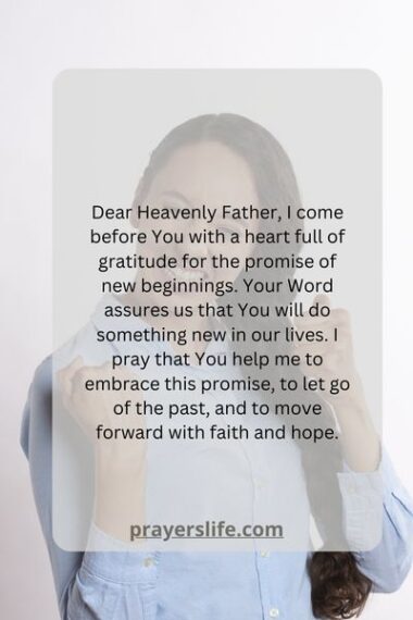 21 Powerful Prayers On I Will Do A New Thing