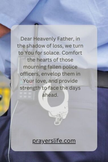 25 Best Prayer For Fallen Police Officers