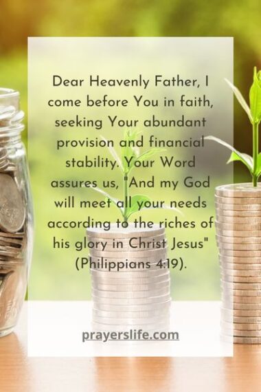 16 Best Prayer For Financial Stability