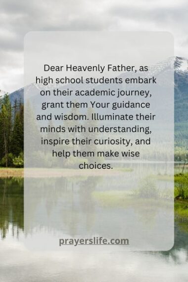 23 Powerful Prayer For High School Students