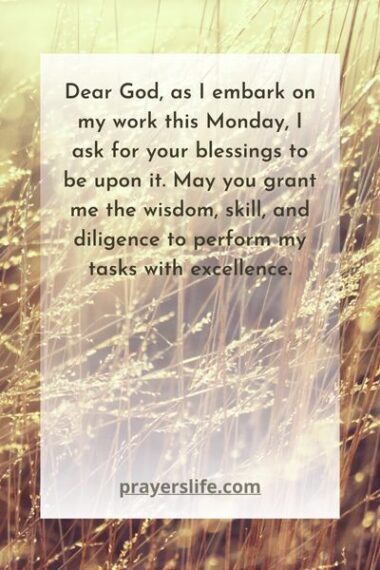 Effective Monday Blessings And Prayers