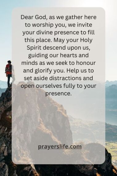 18 Prayer For Opening Worship To Fill Your Heart With Grace