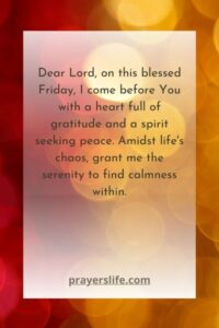 21 Inspiring Friday Blessings And Prayers