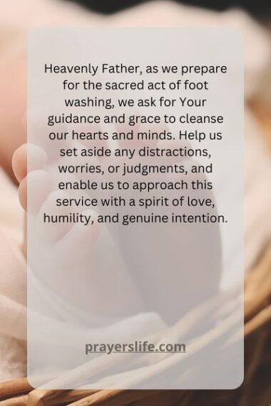 16 Effective Prayer For Foot Washing Service