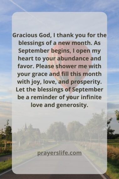 18 Amazing Prayer For The Month Of September