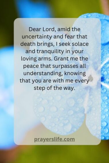 17 Encouraging Prayer For A Peaceful Death