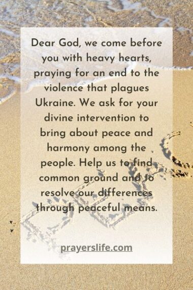 Effective Prayers For Peace In Ukraine