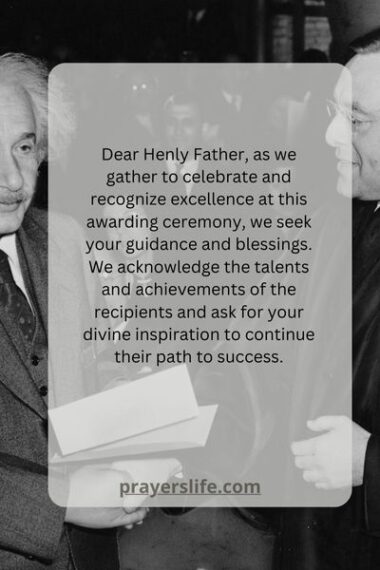 23 Best Short Opening Prayer For Awarding Ceremony