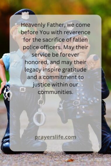 25 Best Prayer For Fallen Police Officers