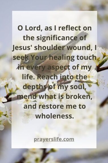 15 Effective Prayer To The Shoulder Wound Of Jesus Christ