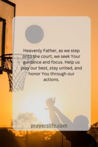 20 Best Prayer Before A Basketball Game