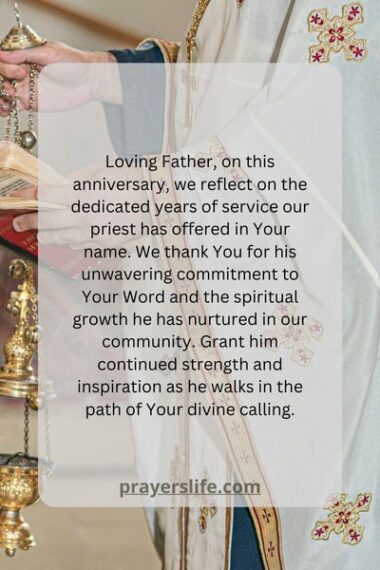 19 Amazing Prayers For A Priest On His Anniversary