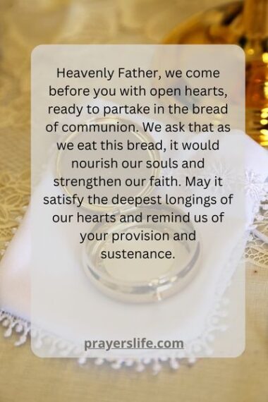 18 Effective Prayers For The Bread At Communion