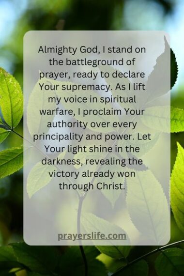17 Powerful I Decree And Declare Spiritual Warfare Prayer