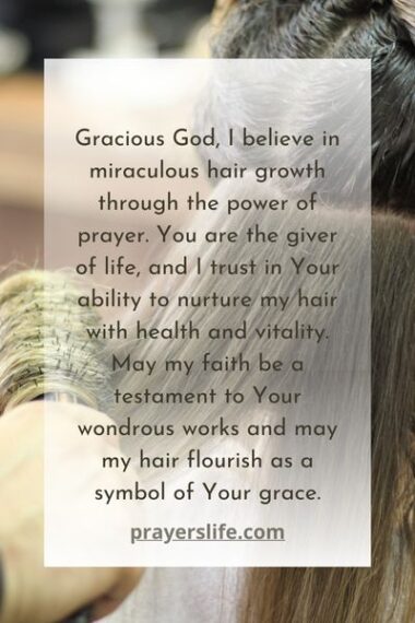 18 Effective Prayer For Supernatural Hair Growth