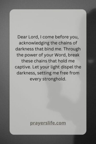 20 Bible Verses On Deliverance From The Power Of Darkness