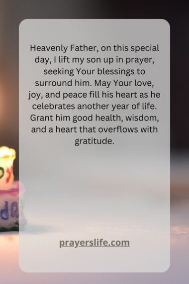 25 Amazing Prayers For A Son On His Birthday