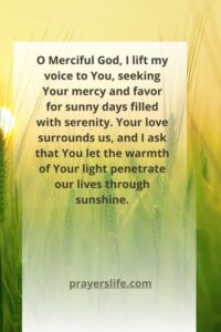 17 Powerful Catholic Prayer For Good Weather