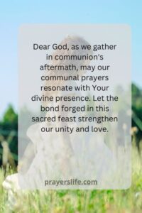 17 Powerful Prayers After Communion