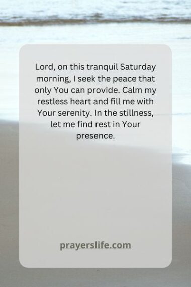 23 Powerful Saturday Prayers And Blessings