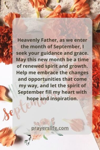 18 Amazing Prayer For The Month Of September