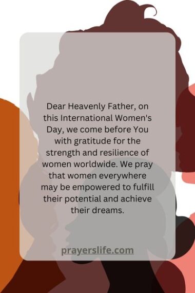 25 Inspiring Prayer For International Women's Day