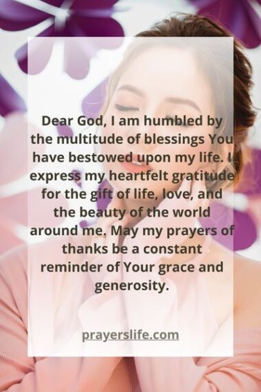 20 Effective Prayers Of Thanks For Blessings