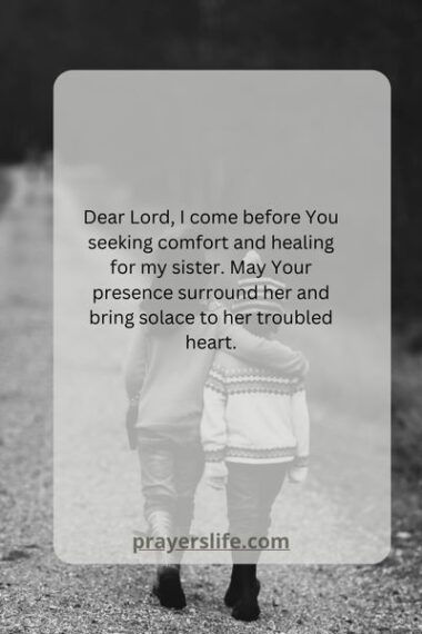 21 Comforting Prayers For Healing For A Sister