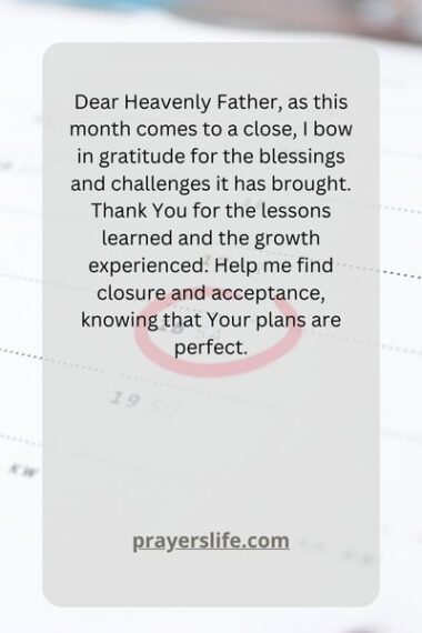 17 Powerful Prayers For End Of The Month