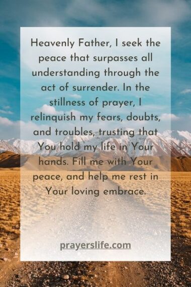 19 Effective Prayers To Surrender To God
