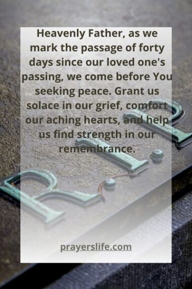 19 Best Prayer For Forty Days After Death